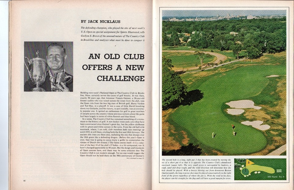 1963 6/17 Sports Illustrated Magazine golf Jack Nicklaus U.S. Open ...
