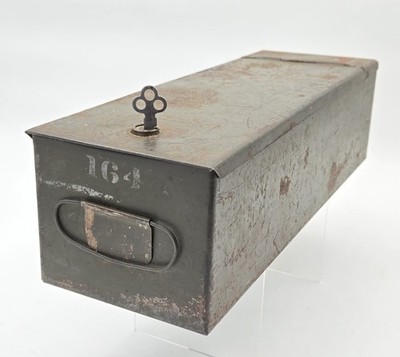 WW2 Military Field Lock Box w/ Key (Lock And Key Work) | eBay