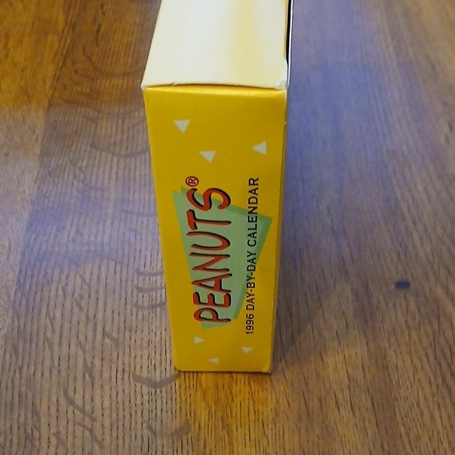 Peanuts 1996 Day-by-Day Calendar Collectible Comic Strip Daily Vintage ...