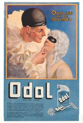 Odol Tooth Paste advertising poster postcard | eBay