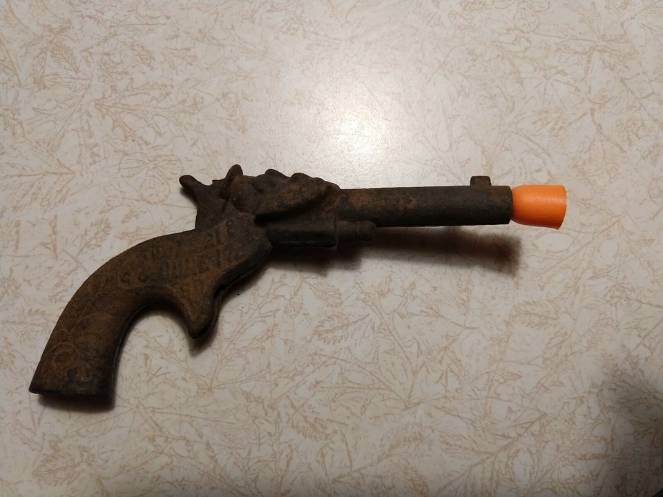 Lion Antique Cap Gun 1887 Original Patina Working Order | eBay