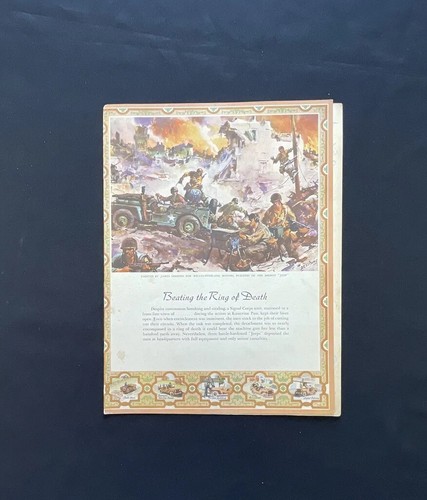 1944 Vintage Menu Manhattan Room Hotel New Yorker WWII Willys Jeep New ...