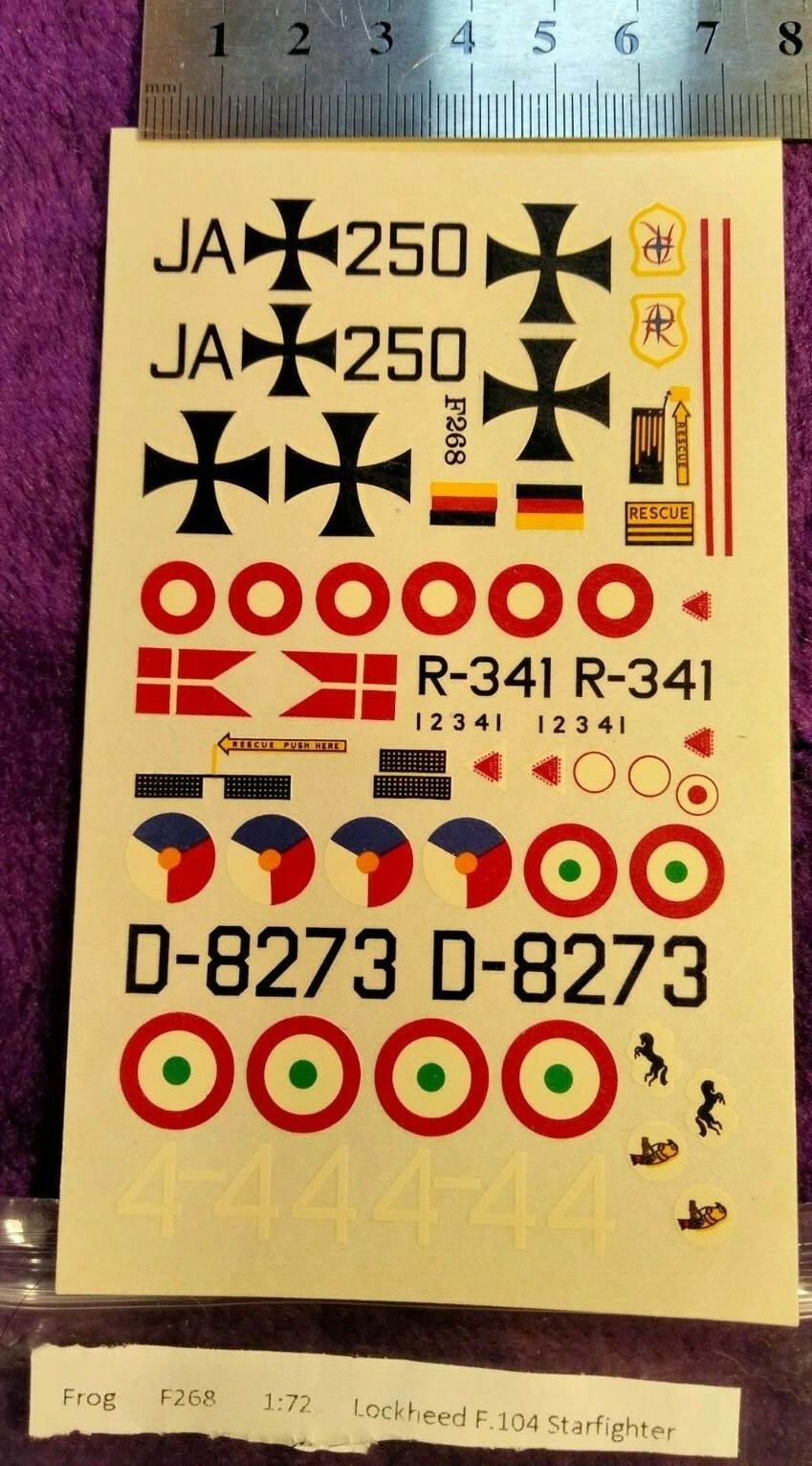 DECALS ONLY for Model Aircraft Kits 1:32 1:72 Multi Listings *COMPLETE ...