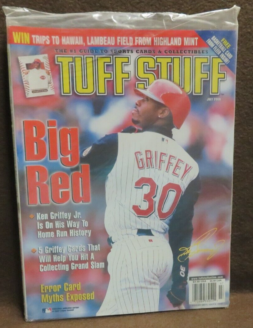 #988 TUFF STUFF JULY 2000 KEN GRIFFEY JR SEALED | eBay