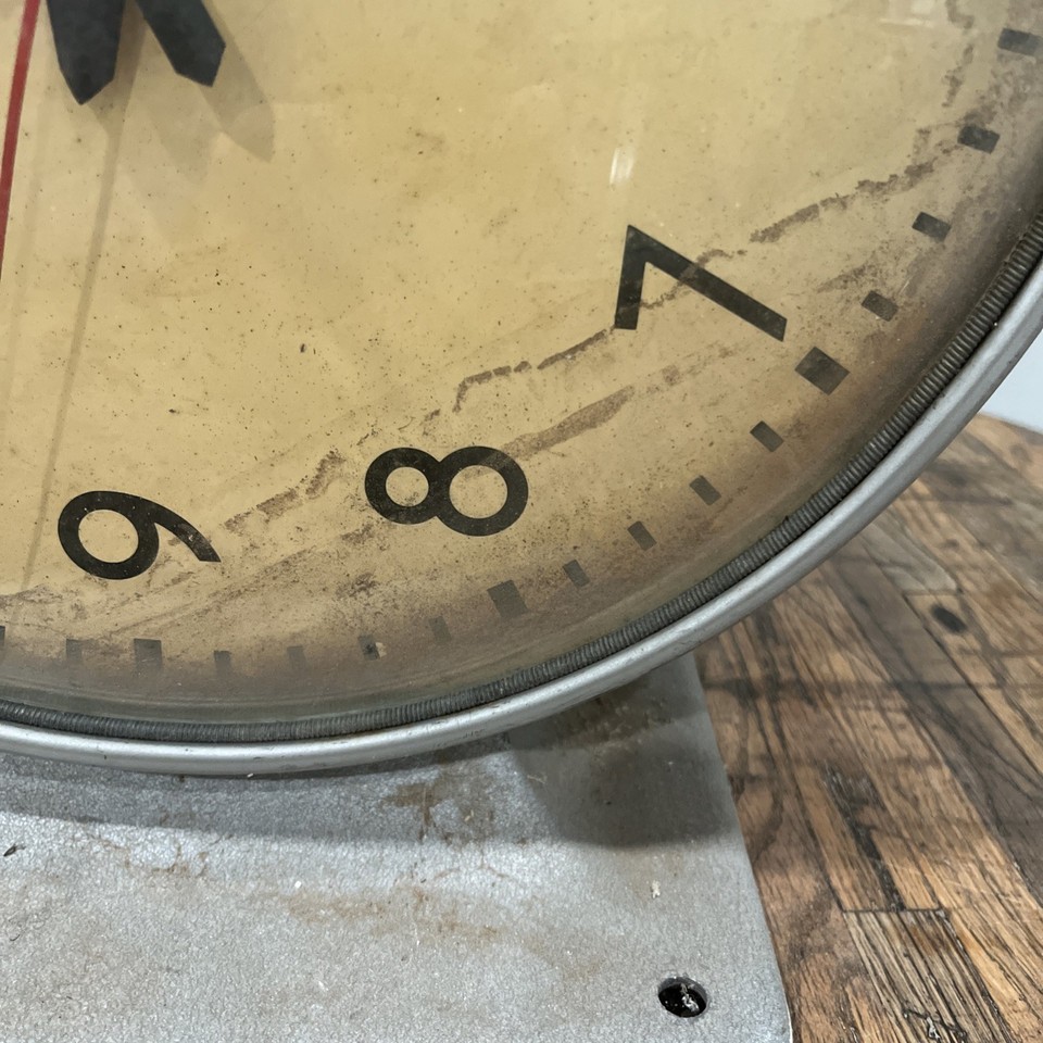 Vintage Simplex Wall Mounted Double Sided Clock (Untested) | eBay