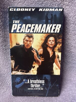 The Peacemaker (VHS, 1998) George Clooney, Nicole Kidman - Canadian ...