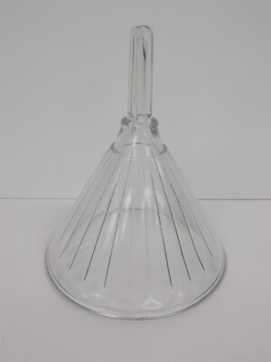 Vintage Fluted Mooney Air Vent Apothecary Glass Funnel | eBay