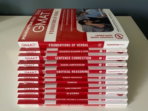 Manhattan Prep GMAT Guides 6th Edition 0-9 (10 books) AND Foundations ...