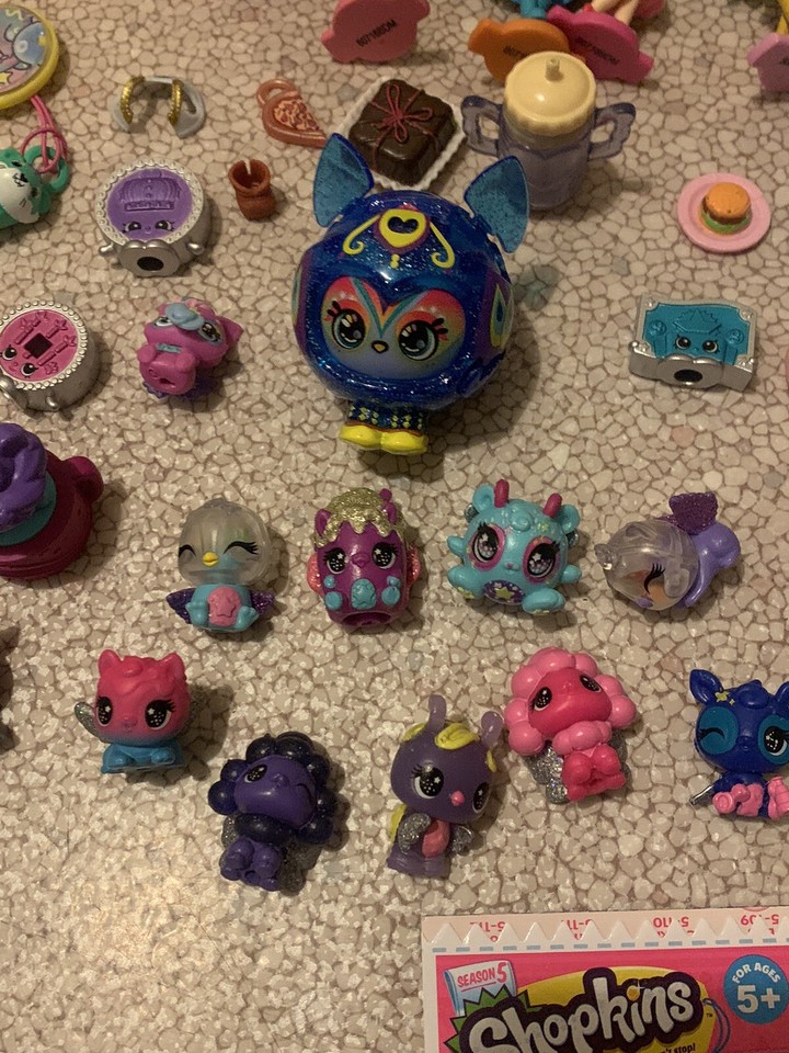 SHOPKINS Season 5 MEGA PACK 20 Shopkins + backpacks, Hatchimals &other ...