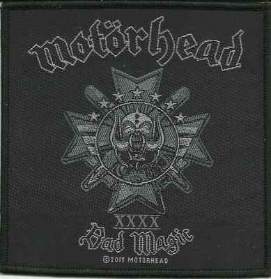 MOTORHEAD bad magic 2015 WOVEN SEW ON PATCH official merchandise LEMMY ...