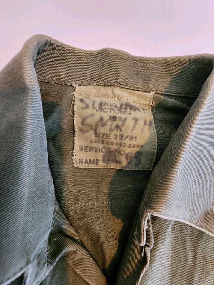 Australian Small Size 81 Jungle Green Army Shirt Coat Jacket Combat ...