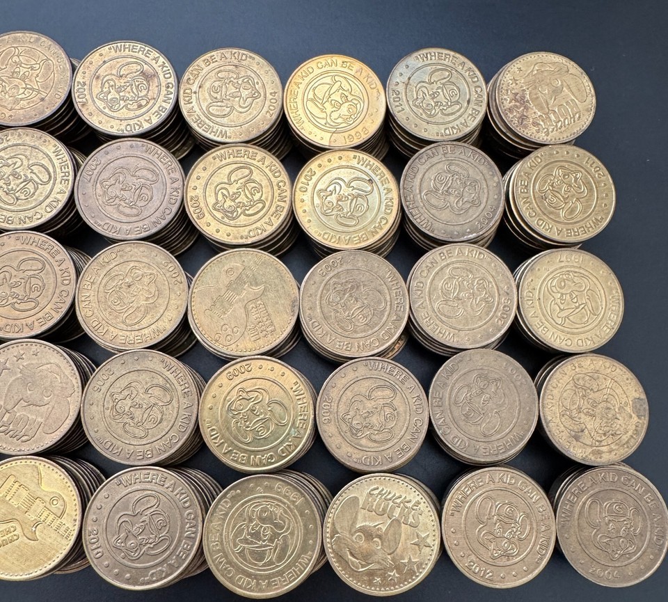 500 Chuck e Cheese Token Coin Lot Chucky | eBay