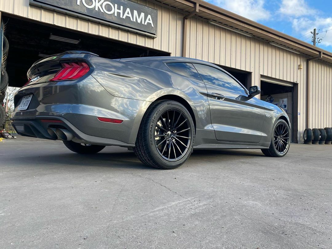 20 inch Wheels INOVIT TORQUE Satin Black Finish Rims Size 20x8.5 PCD ...