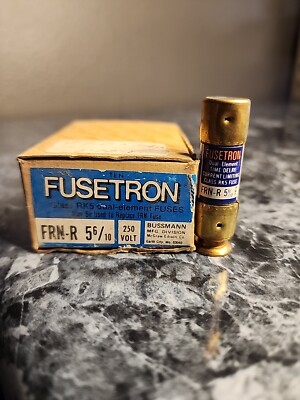 Box Of 10 FUSETRON DUAL ELEMENT TIME DELAY 5 6/10AMP FUSE FRN-R-5 6/10 ...