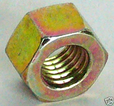 4 X DADO M12, 12 MA, ALTEZZA 12 mm, IN ACCIAIO ZINCATO GIALLO | eBay