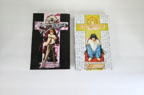 DEATH NOTE Volumes 1 & 2 by Ohba & Obata Manga Books Shonen Jump ...