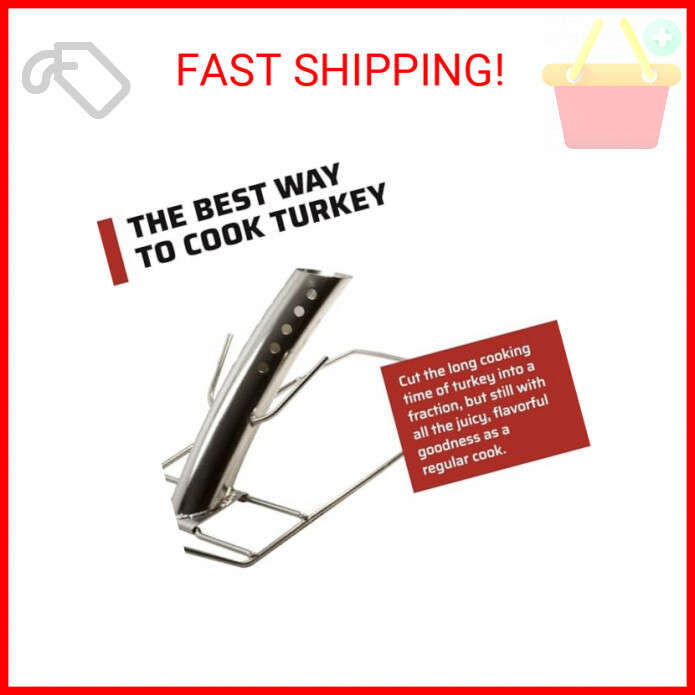 Camp Chef Turkey Cannon Infusion Roaster - Turkey Roaster for Cooking ...