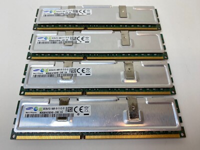Samsung 32GB 2Rx4 PC3 10600R-09-11-E2-D3 Memory (4x8GB) M393B1K70DH0 ...
