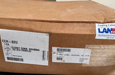 Corning CCH-02U Fiber Closet Connector Housing 2U ~ TNT | eBay