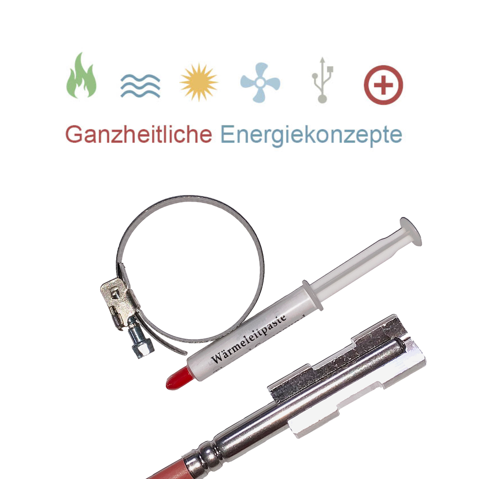 Ntc 10KOHM Contact Sensor 6 7/12ft Silicone Incl. Strap NTC-10K Pipe ...