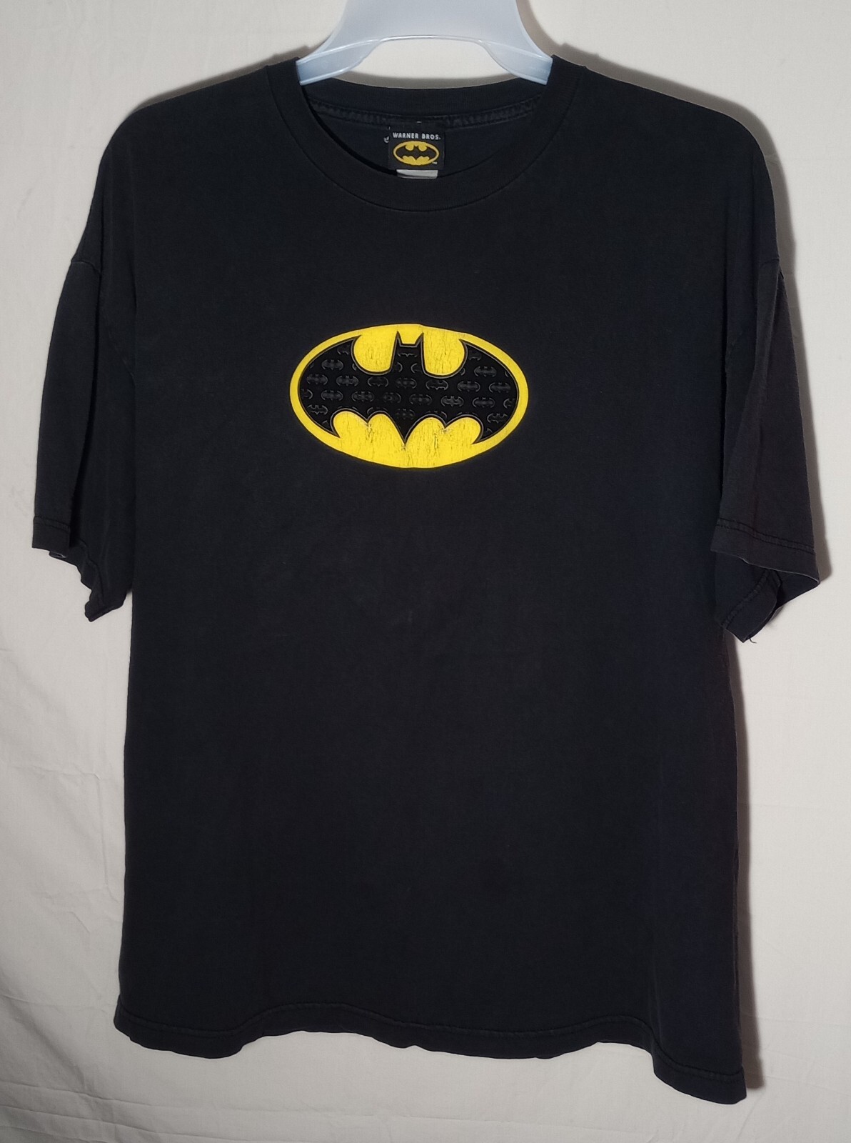 Vintage Batman Warner Bros Raised Felt Logo Men's (XX… - Gem