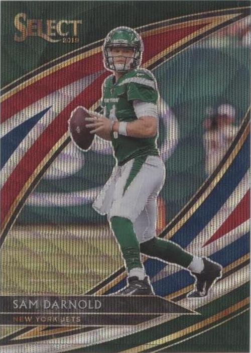 2019 Panini Select - Field Level Sam Darnold #227 Tri-Color Prizm /99 ...