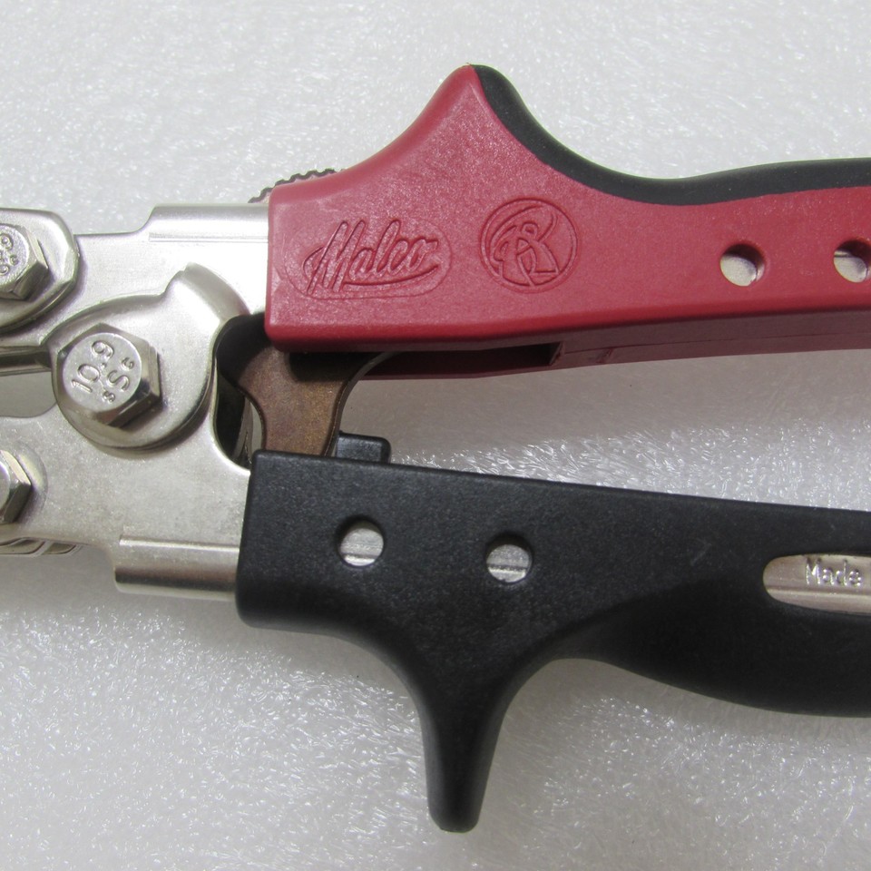 Malco C5R 5-Blade Pipe or Downspout Crimper Great Shape Red/Black ...