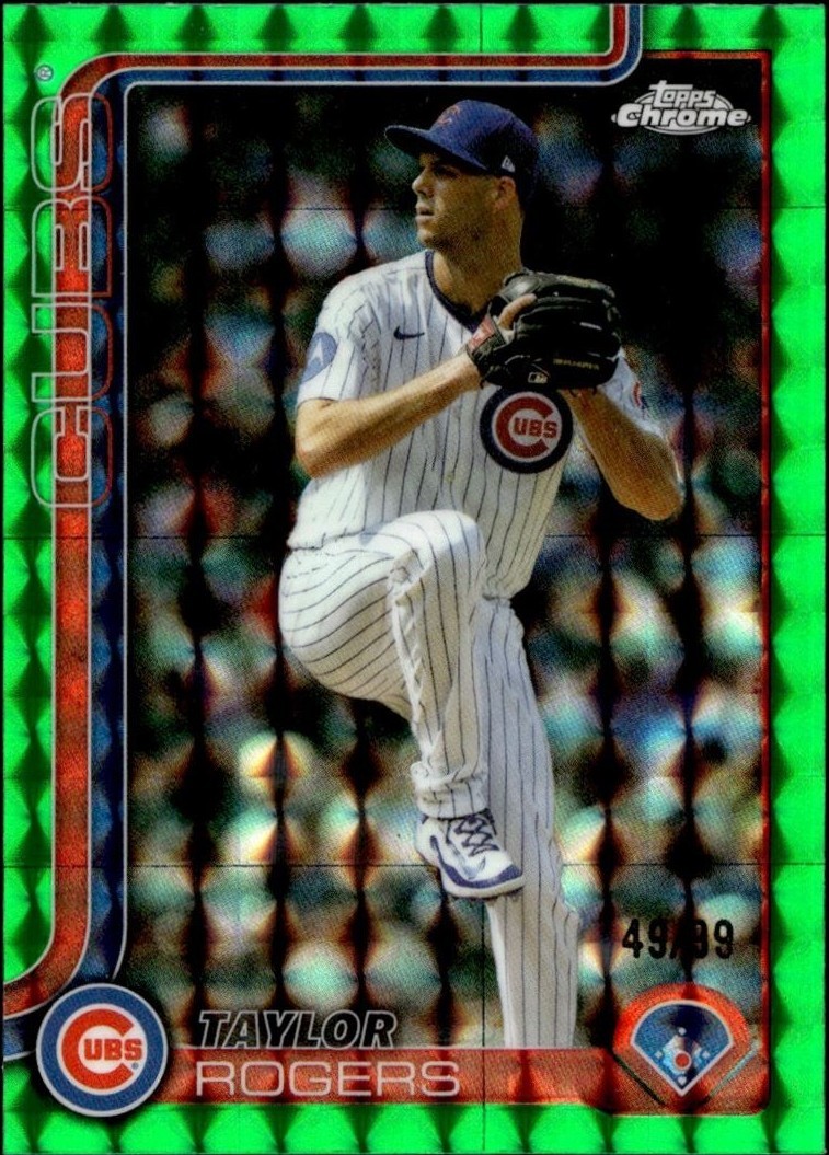 2025 Topps Chrome Update Series - Taylor Rogers #USC147 Green Geometric ...
