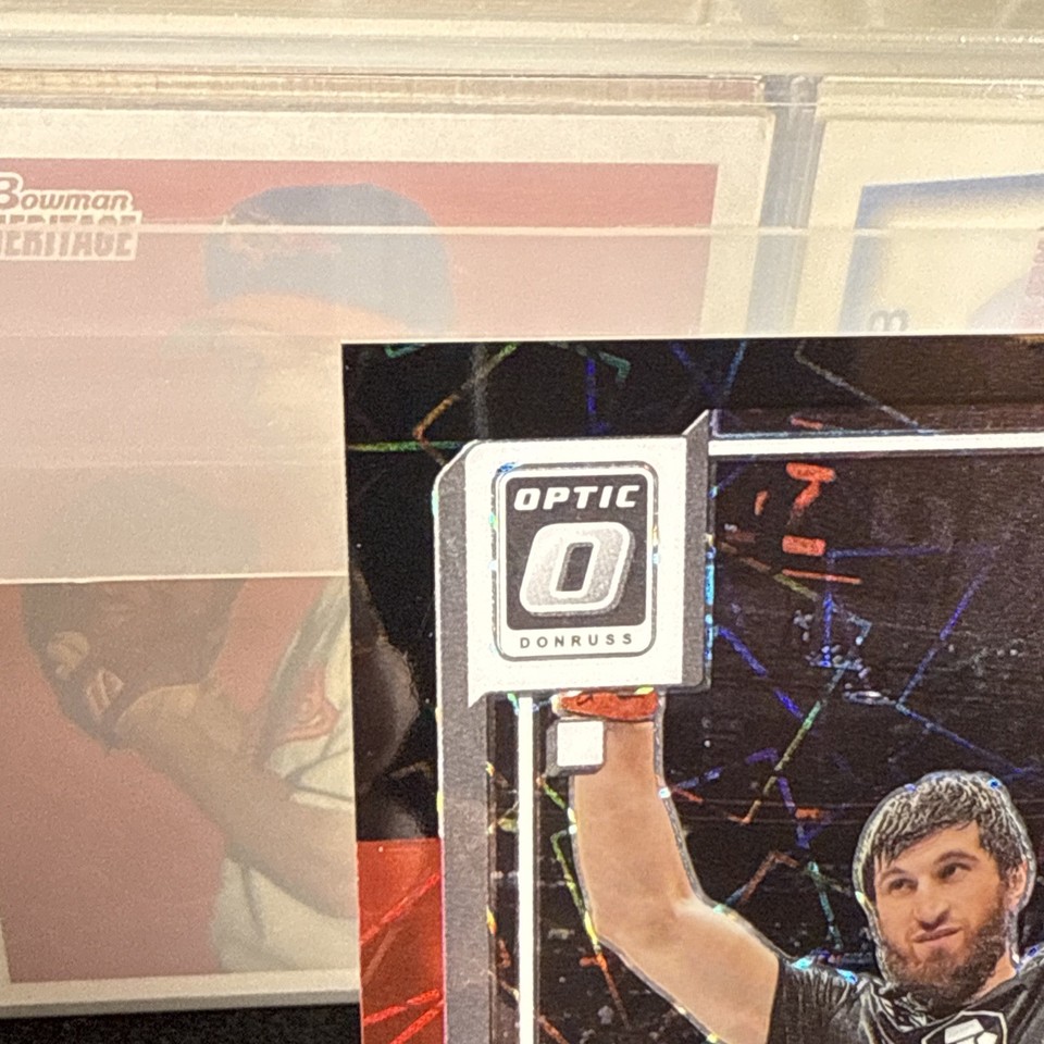 2023 Panini Donruss Optic UFC - Magomed Ankalaev #55 Black Velocity ...