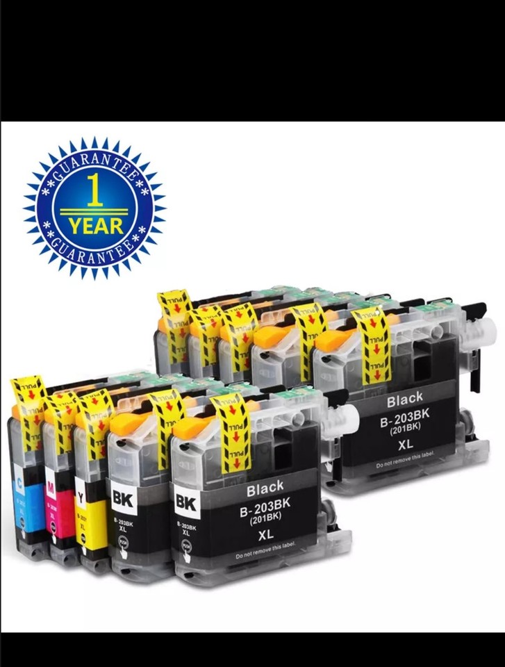10x LC-203 LC203 XL Ink Combo For Brother MFC-J460dw MFC-J480dw MFC ...