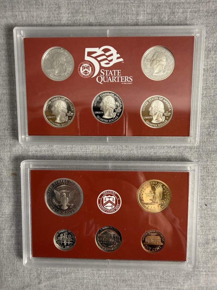 2006 US Mint Silver Proof Set With COA - 50 State Quarters | eBay