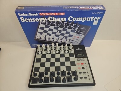 Radio Shack Sensory Chess Computer Game Electronic Companion Chess 60 ...