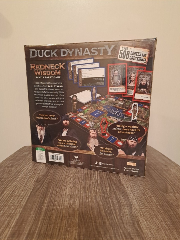 Duck Dynasty, Redneck Wisdom/Family Party Game, SEALED Printed in USA ...
