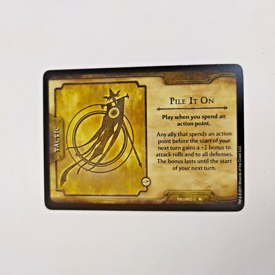 Dungeons and Dragons D&D 4E Neverwinter: Fortune Card - Pile It On | eBay