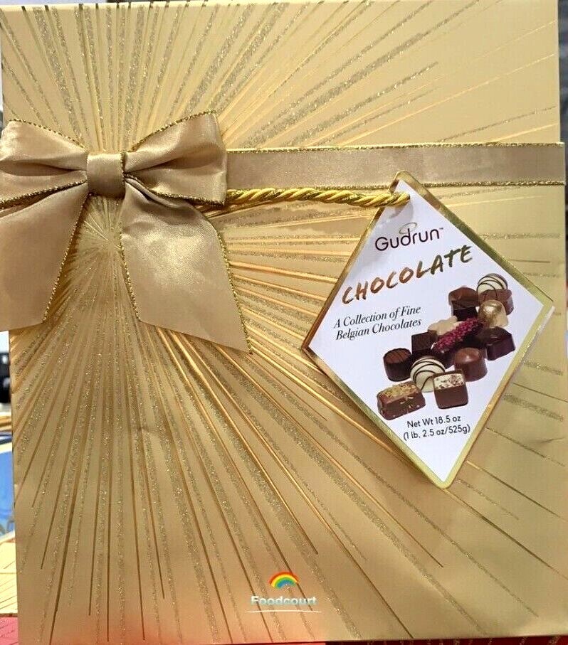 Gudrun Chocolate Collection of Fine Belgian Chocolate Gift Box 18.5 oz ...