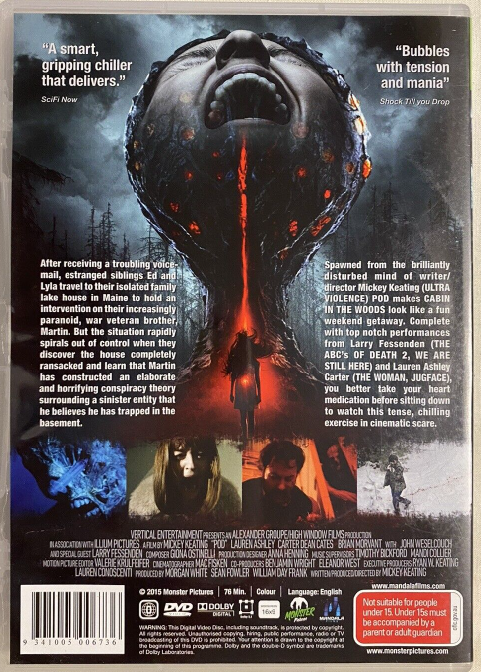 POD -Lauren Ashley Carter (RARE DVD 2015) Sci-Fi Horror Drama Film ...