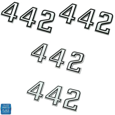 1969-70 Oldsmobile Cutlass / 442 Emblem Kit - Nose / Fender / Trunk | eBay