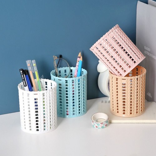 Multi-functional Storage Box Plastic Makeup Brush Container Pen Holder ...