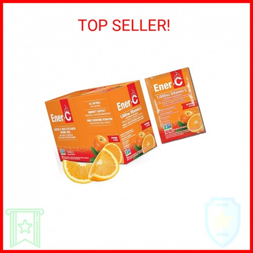 Ener-C Orange Multivitamin Drink Mix Powder Vitamin C 1000mg ...
