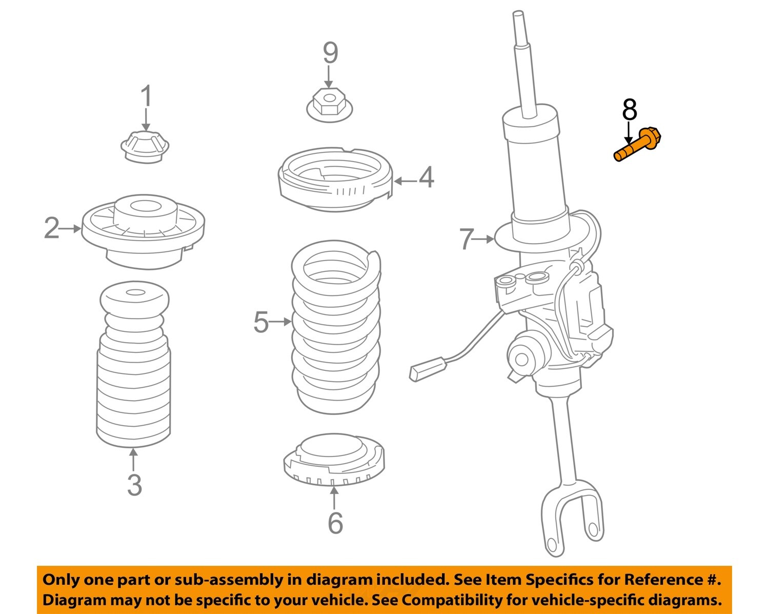BMW OEM 11-16 X3 Front Suspension-strut Lower Bolt 07119906495 for sale ...