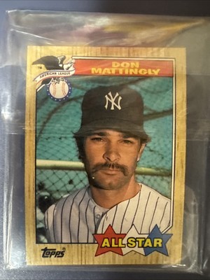 1987 Topps - All Star Don Mattingly #606 TM Symbol on Front ERROR CARD ...