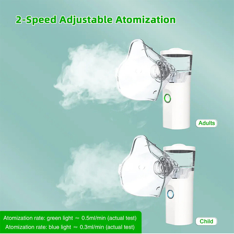 Portable Inhale Atomize Machine Quiet Rechargeable Battery Powered | eBay
