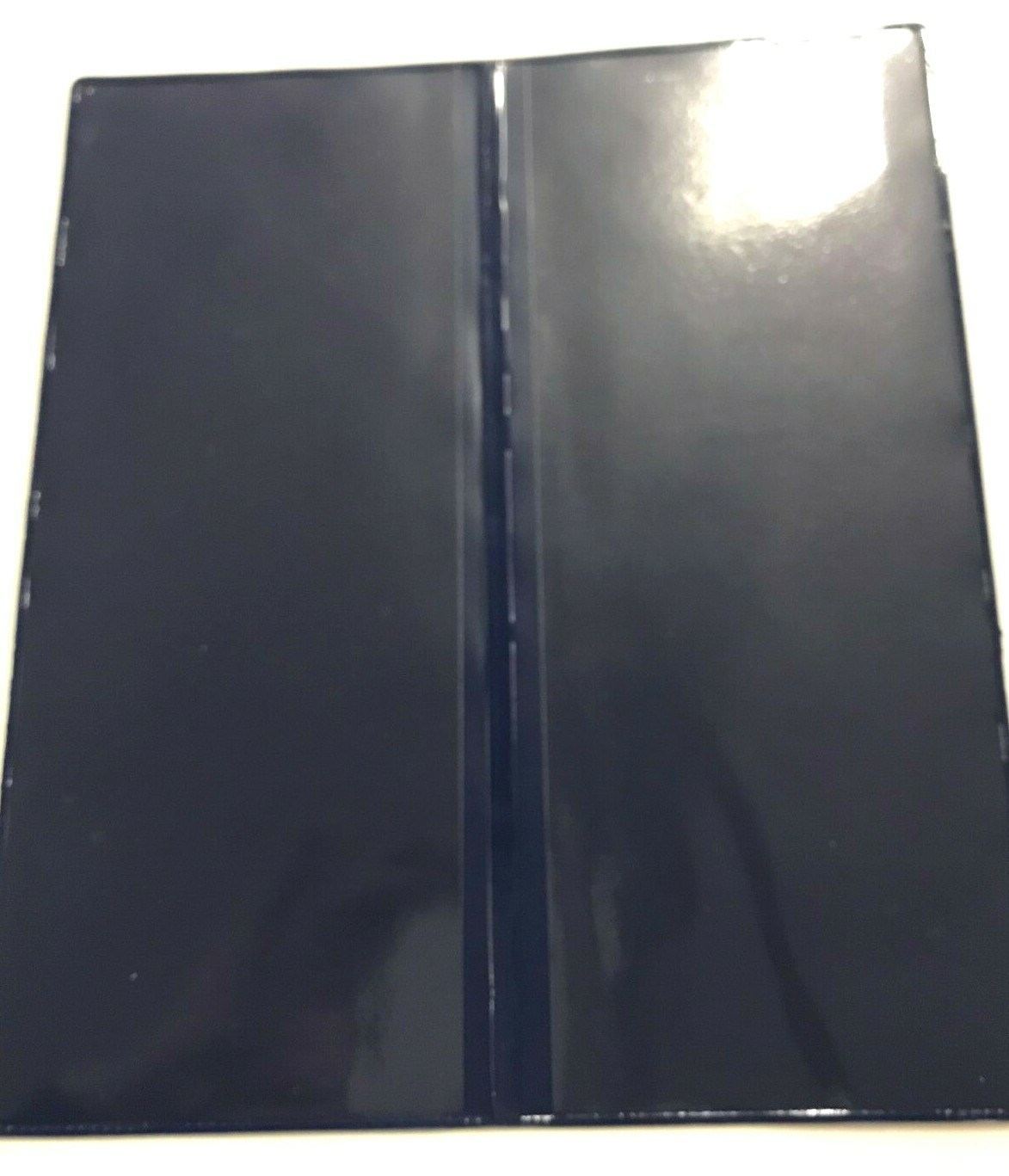 DOUBLE FOLDING LOTTERY TICKET HOLDER/WALLET LEATHER LOOK AND PLAIN ...