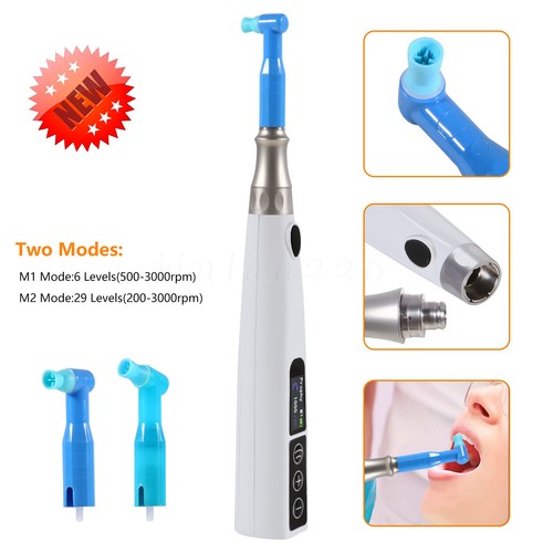 Dental Cordless Hygiene Prophy Handpiece 360° Swivel+2pcs Prophy Angles ...