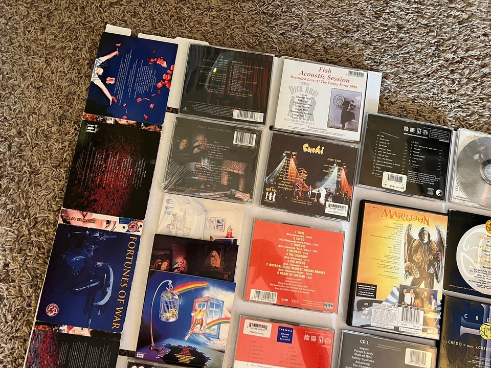 Fish Marillion. Fish Solo. Collectors CD Lot! DVD. Rare! Live. Studio ...