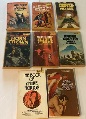 SCIENCE FICTION / ANDRE NORTON LOT of 8 VG | eBay