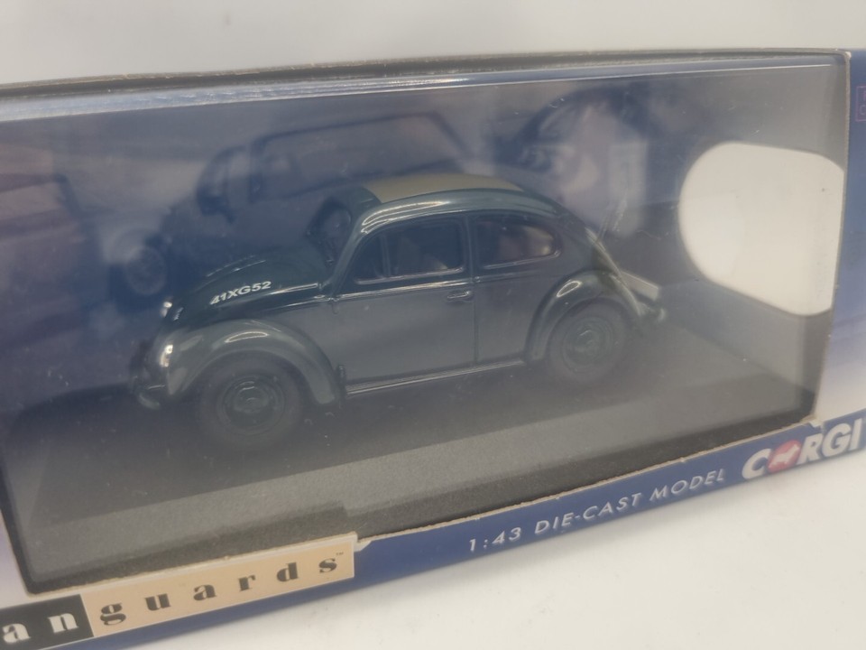 Corgi Vanguards 1:43 VA01209 Volkswagen Beetle Military Police Diecast ...