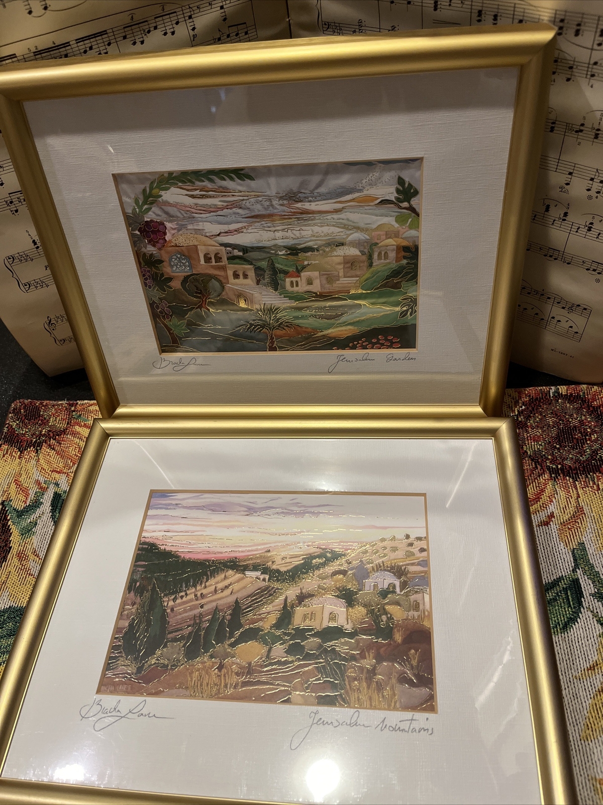 Pair Of Bracha Lavee Signed Framed Prints | eBay