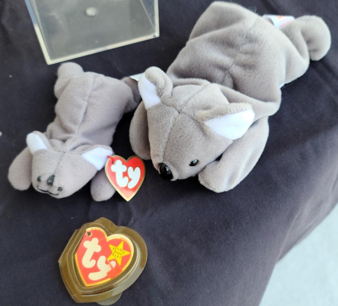 Ty Beany Baby Set of Two Mel the Koala Bear – VGC – With Display Case ...