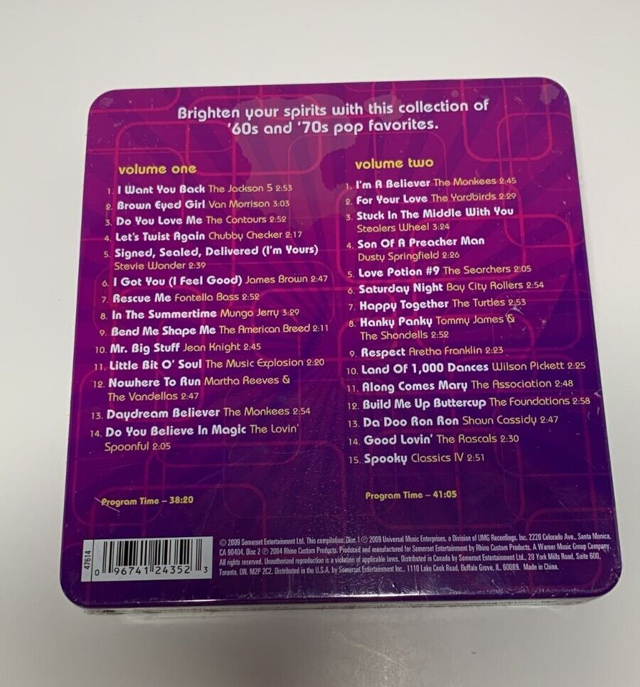 Feel-Good Favorites: Pop Hits of the '60s & '70s -Various Artists (2CD ...